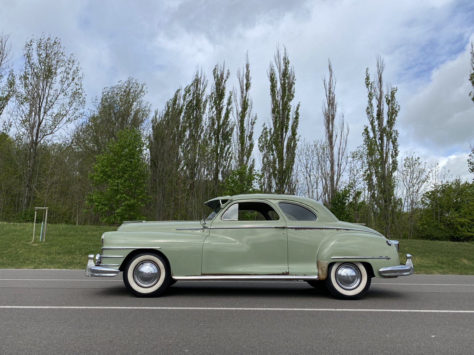 1947 Chrysler Windsor Coupe C33 Fluid Drive Spitfire Flathead ...